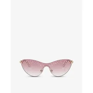 SWAROVSKI Swarovski SK7023 Cat-Eye Sunglasses Gold