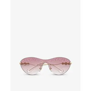 SWAROVSKI Sk7023 Cat-eye Sunglasses - Gold
