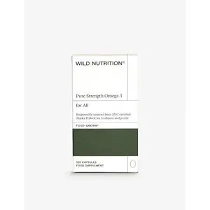WILD NUTRITION Pure Strength Omega 3 Supplements 120 Capsules - Na