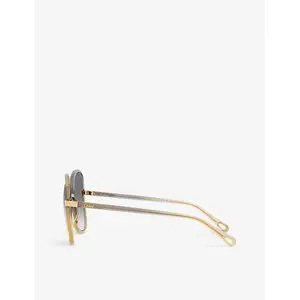 Chloé Butterfly-frame Acetate Sunglasses