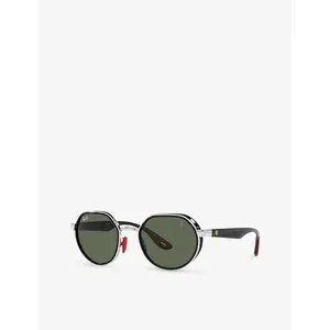 Ray-ban Scuderia Ferrari Irregular Sunglasses - Silver