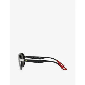 Ray-ban Scuderia Ferrari Irregular Sunglasses - Silver