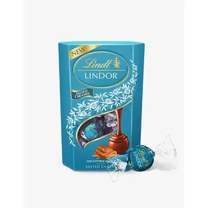 LINDT Lindor Salted Caramel Milk-chocolate Truffles 200g - One-color