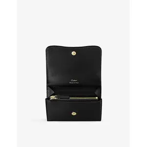 Cartier Panthère De Mini Leather Wallet - Black