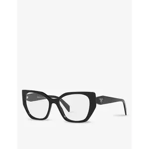 Prada Pr 18wv Square-framed Glasses - Black
