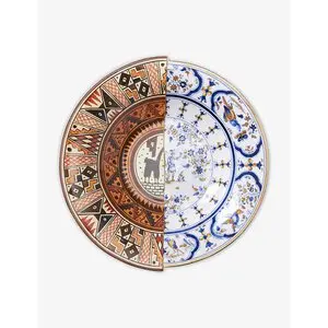 SELETTI Hybrid Tula Printed Porcelain Soup Bowl 25.4cm - One-color
