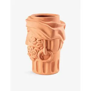 SELETTI Antonio Aricò Magna Graecia Terracotta Vase 25cm