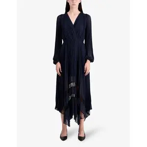 midi black eyelet dress Mirabel Eyelet Midi Dress — Black & White