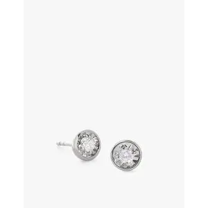 Monica Vinader Solitaire Lab-grown Diamond Stud Earrings - Sterling Silver