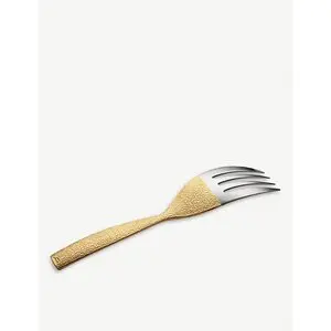 ALESSI Dressed 24ct Gold-plated Stainless Steel Serving Fork - Nocolor