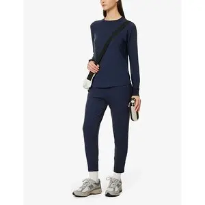 Splits59 Stretch-woven Fleece Sweatshirt - Indigo