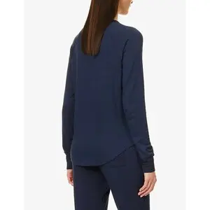 Splits59 Stretch-woven Fleece Sweatshirt - Indigo
