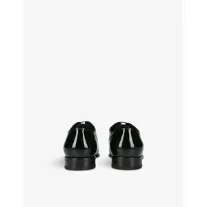 Zegna Vienna Whole-cut Patent-leather Oxford Shoes