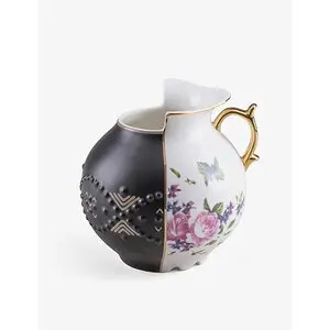 SELETTI Hybrid Ife Abstract-pattern Bone-china Porcelain Vase - One-color