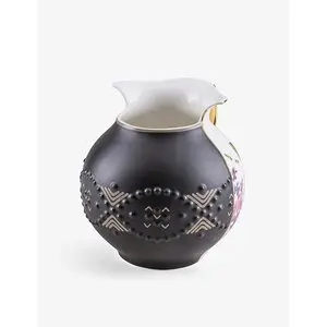 SELETTI Hybrid Ife Abstract-pattern Bone-china Porcelain Vase - One-color