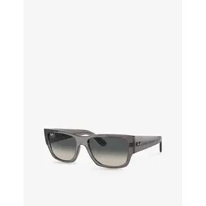 Ray-ban Carlos Rectangle Sunglasses - Grey