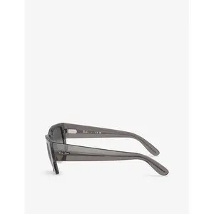 Ray-ban Carlos Rectangle Sunglasses - Grey