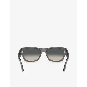 Ray-ban Carlos Rectangle Sunglasses - Grey
