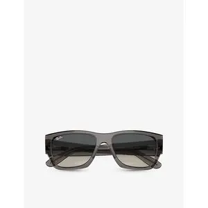 Ray-ban Carlos Rectangle Sunglasses - Grey