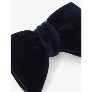 REISS Hike Double-layered Bow Tie - Navy