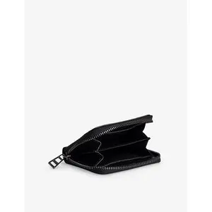 Zadig&Voltaire Mini Zv Wing-embellished Textured-leather Purse