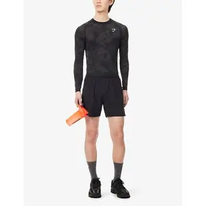 GYMSHARK Geo Seamless Logo-print Stretch-woven T-shirt