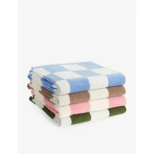 HAY Check-pattern Cotton Bath Towel