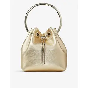 Women's Gold Tone Bucket Bags