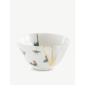 SELETTI Kintsugi N2 Porcelain And 24ct Gold Bowl 15.2cm - One-color
