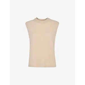 Whistles Sleeveless Wool Tank Top - Cream