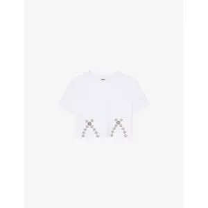 Sandro Cut Out T-shirts For Women