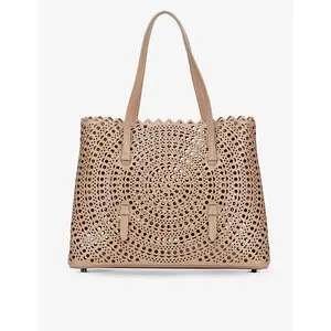Alaïa Mina 32 Laser-cut Leather Tote Bag