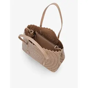 Alaïa Mina 32 Laser-cut Leather Tote Bag