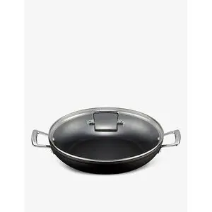 LE CREUSET Toughened Non-stick Shalllow Aluminium Casserole Dish With Glass Lid - One-color