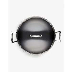 LE CREUSET Toughened Non-stick Shalllow Aluminium Casserole Dish With Glass Lid - One-color