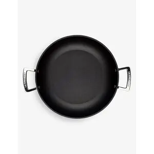 LE CREUSET Toughened Non-stick Shalllow Aluminium Casserole Dish With Glass Lid - One-color