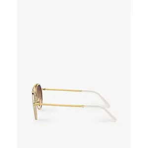 Ray-ban Round-frame Metal Sunglasses