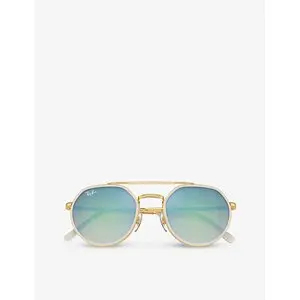 Ray-ban Round-frame Metal Sunglasses