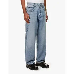 AGOLDE Tapered-leg Denim Jeans - Ratio (md Indigo W/tint)