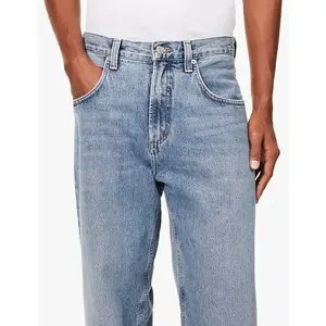 AGOLDE Tapered-leg Denim Jeans - Ratio (md Indigo W/tint)