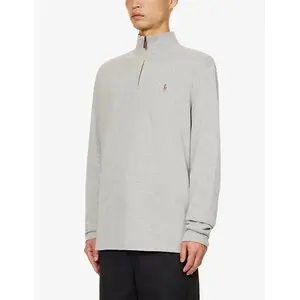 Polo Ralph Lauren Regular-fit Cotton-jersey Sweatshirt - Andover Heather