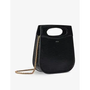 Soeur Cheri Mini Leather Cross-body Bag - Black