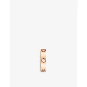 Cartier Love 18ct And 0.46ct Diamond Ring - Rose Gold