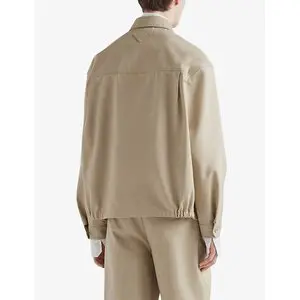 Prada Brand-patch Regular-fit Cotton Jacket