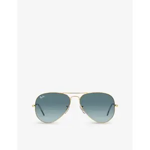 Ray-ban Aviator Metal Sunglasses - Gold