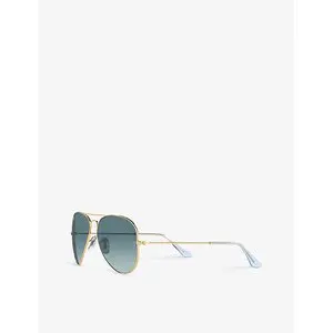 Ray-ban Aviator Metal Sunglasses - Gold