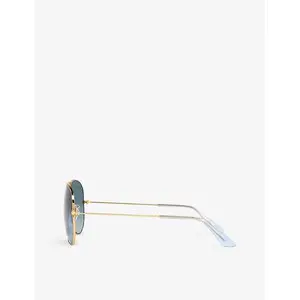 Ray-ban Aviator Metal Sunglasses - Gold