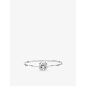BVLGARI Fiorever Diamond White Gold Bangle