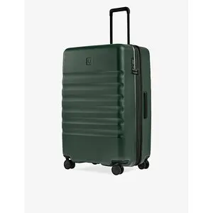 ANTLER Icon Stripe Large Hard-shell Polycarbonate Suitcase - Green