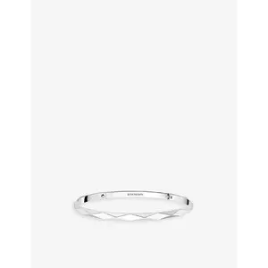 Boucheron Facette 18ct White-gold Bangle Bracelet